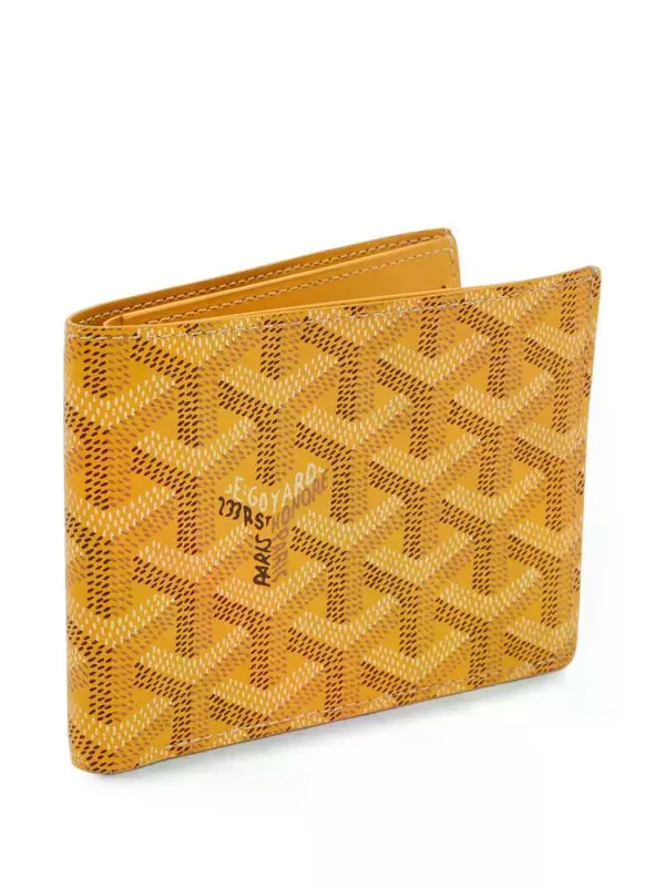 Goyard 2018 Victoire Goyardine Bifold Wallet - Yellow