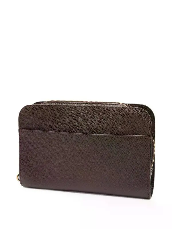 LOUIS VUITTON 2001 Taiga Baikal Clutch Bag