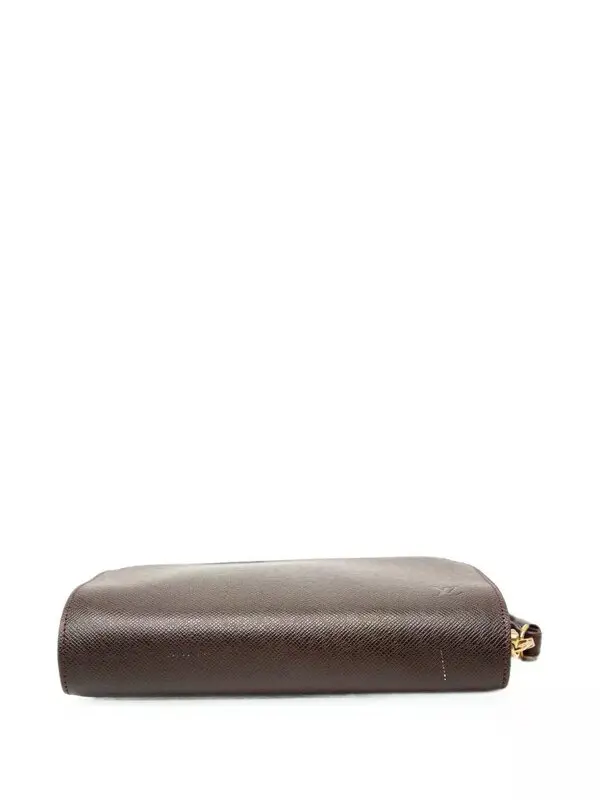 LOUIS VUITTON 2001 Taiga Baikal Clutch Bag