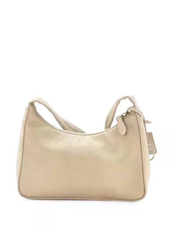Prada Re-edition 2000 Tessuto Mini Hobo Bag - Neutrals