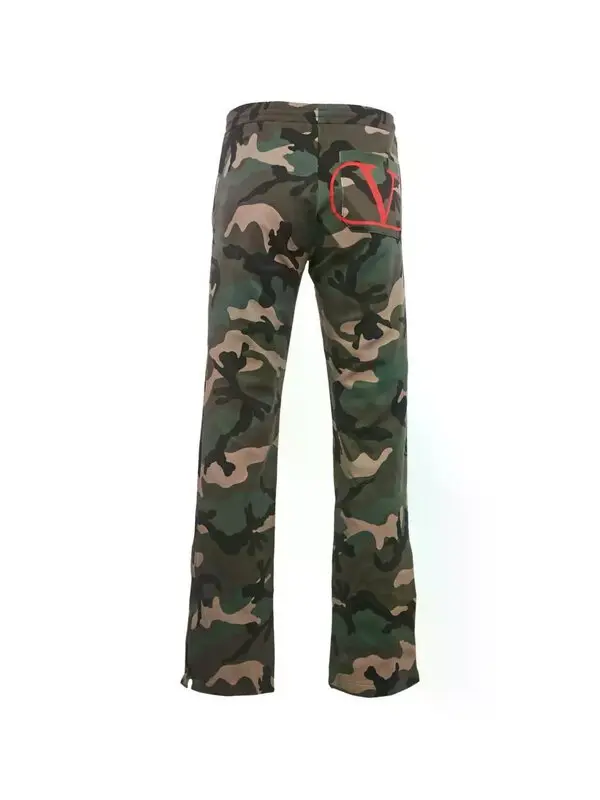 Valentino Garavani Camouflage-print Vlogo Track Pants
