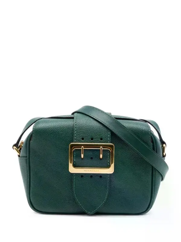 Burberry 2000-2017 Small Soft Grained Calfskin Buckle Crossbody Bag