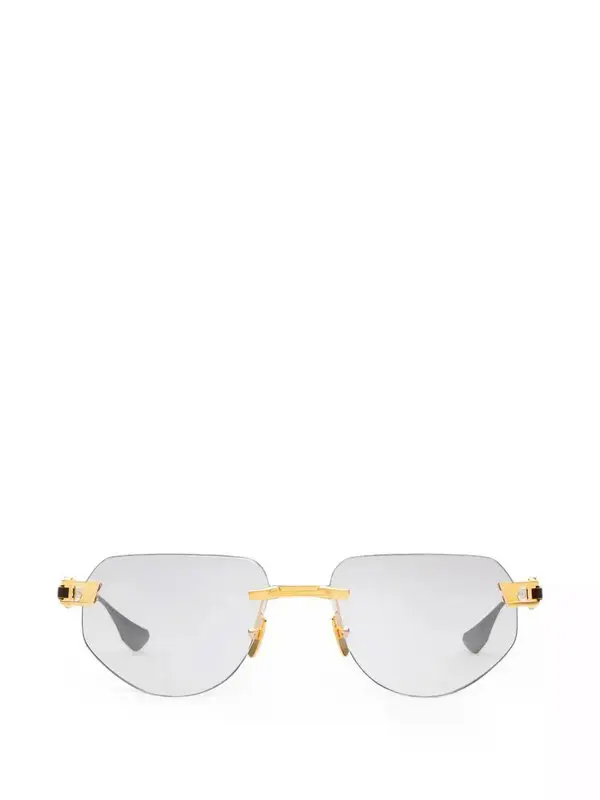 Dita Grand Imperyn Rimless Geometric-frame Sunglasses