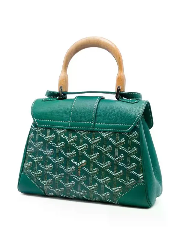 Goyard 2018 Mini Goyardine Saigon Souple Satchel