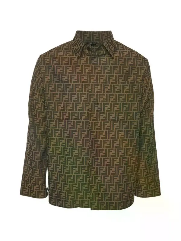 Fendi Zucca Jacquard Shirt Jacket