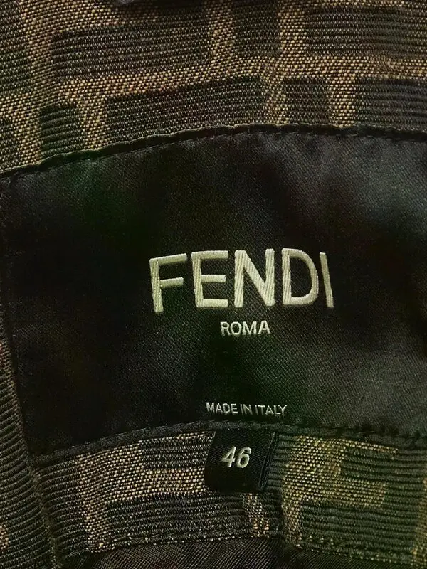 Fendi Zucca Jacquard Shirt Jacket