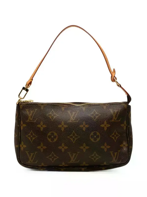 LOUIS VUITTON Monogram Pochette Accessoires Shoulder Bag - Brown