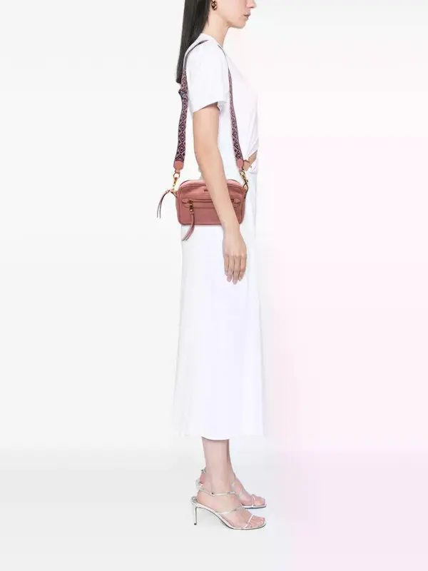 Miu Miu 2010-2026 Goatskin Madras Camera Bag Crossbody Bag