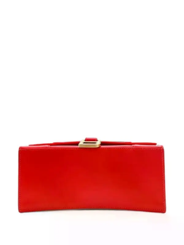 Balenciaga Hourglass Top Handle Bag Small Satchel - Red