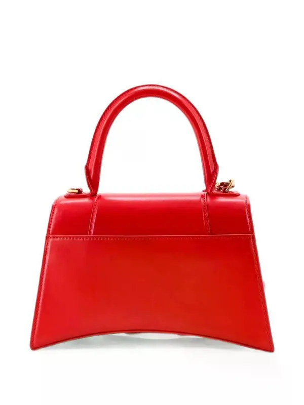 Balenciaga Hourglass Top Handle Bag Small Satchel - Red