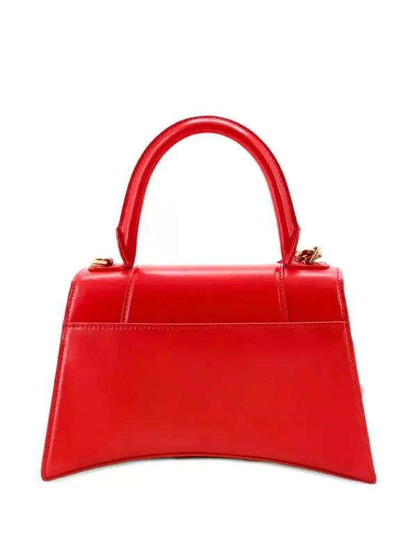 Balenciaga Hourglass Top Handle Bag Small Satchel - Red