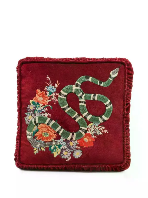 Gucci Kingsnake Jacquard Cushion