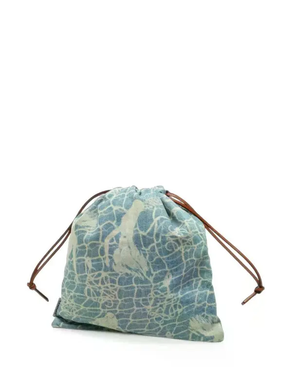 Loewe Denim Drawstring Bag