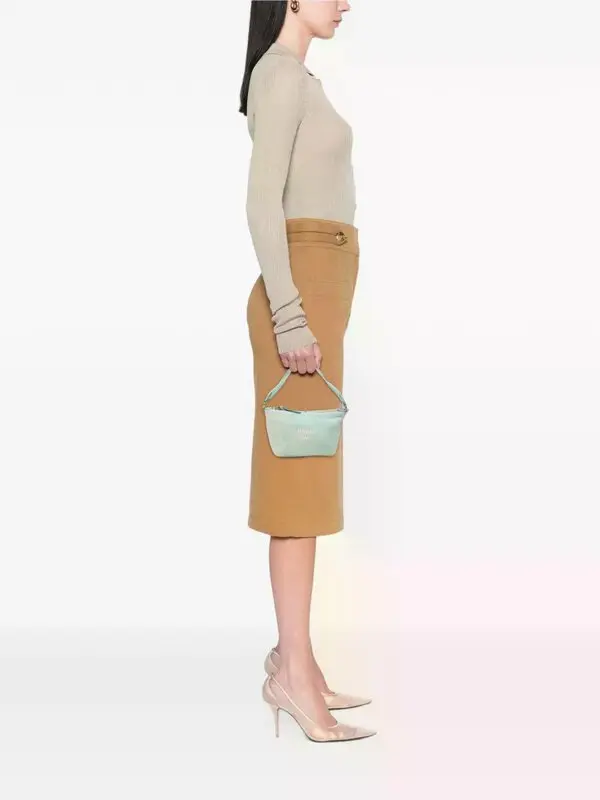 Miu Miu Terry Cloth Logo Handbag