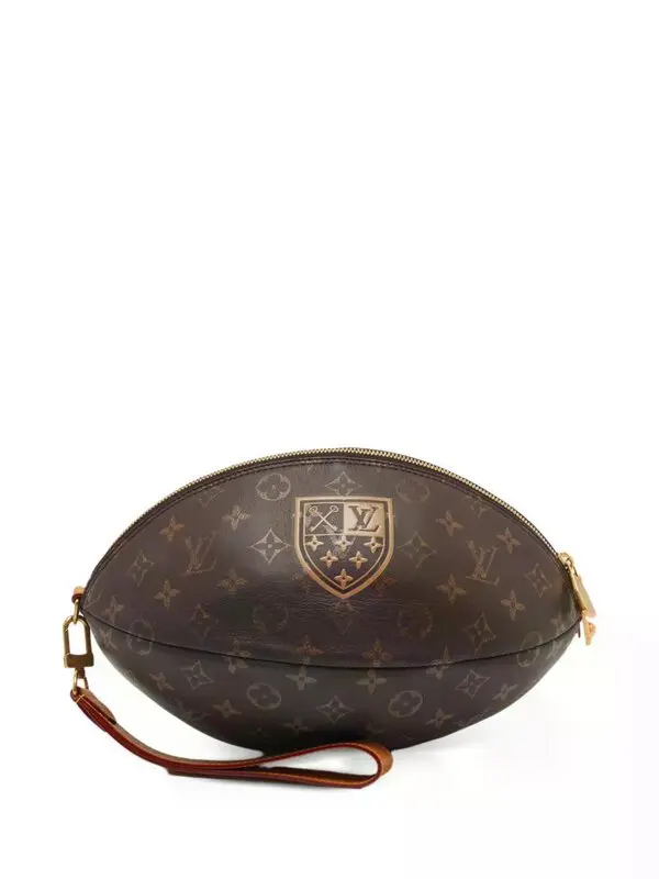 LOUIS VUITTON Rugby Monogram Clutch Bag - Brown