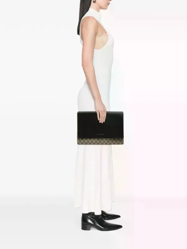 Gucci 2000-2015 Large Gg Supreme Clutch Bag