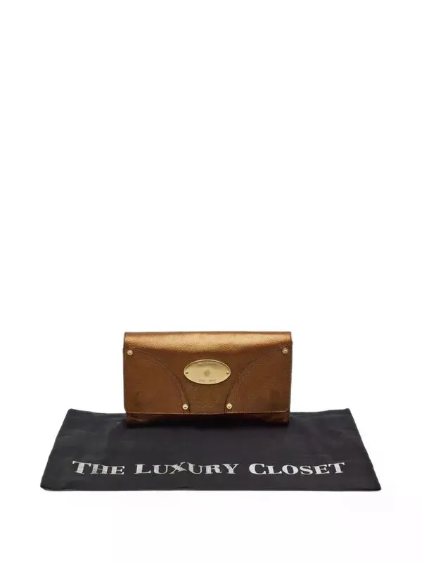 Mulberry Poppy Clutch Bag - Brown
