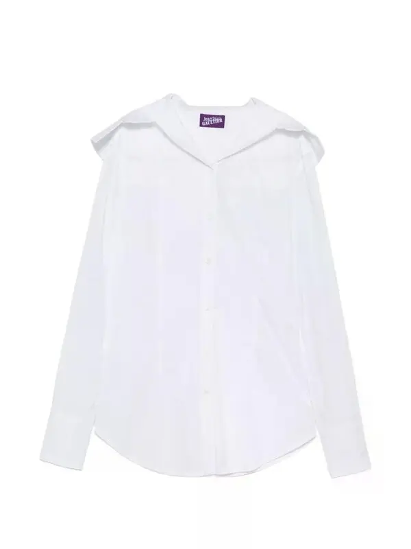 JEAN PAUL GAULTIER Cotton Hooded Button-up Shirt