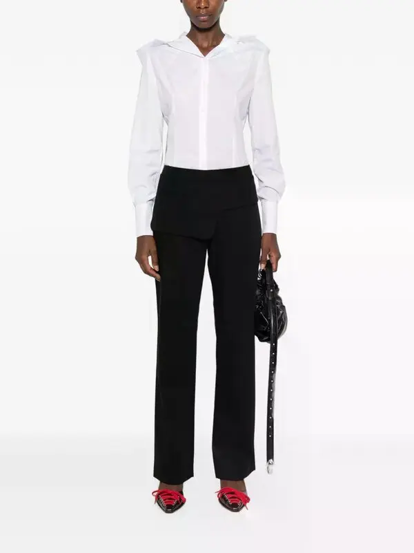 JEAN PAUL GAULTIER Cotton Hooded Button-up Shirt