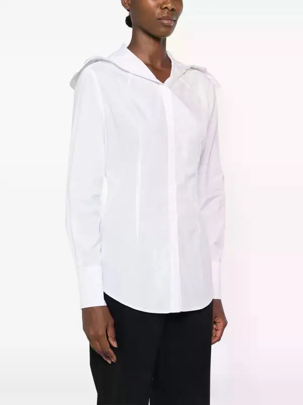 JEAN PAUL GAULTIER Cotton Hooded Button-up Shirt