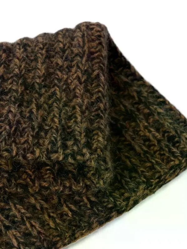 LEMAIRE Alpaca And Yak Wool Blend Neck Warmer - Brown