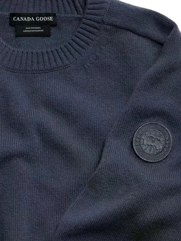 Canada Goose Logo Patch Merino Sweater
