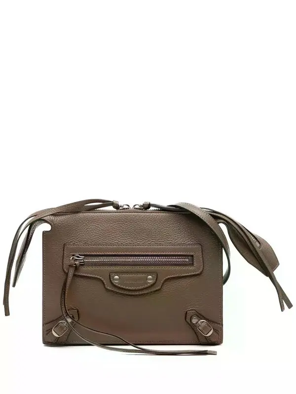 Balenciaga Neo Classic City Pouch Crossbody Bag - Brown