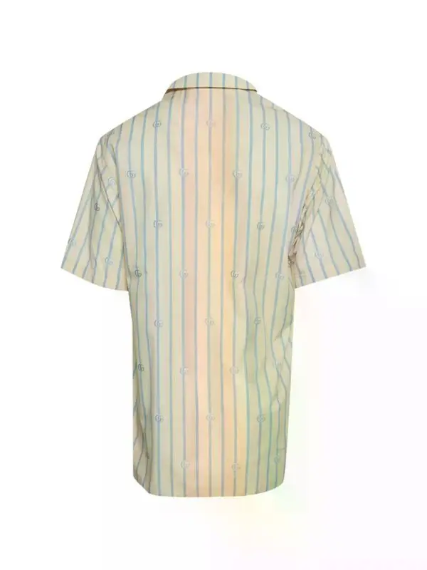Gucci Gg-monogram Striped Shirt