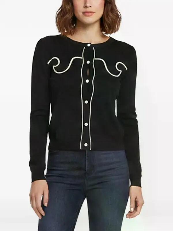 Moschino Intarsia-knit Cardigan