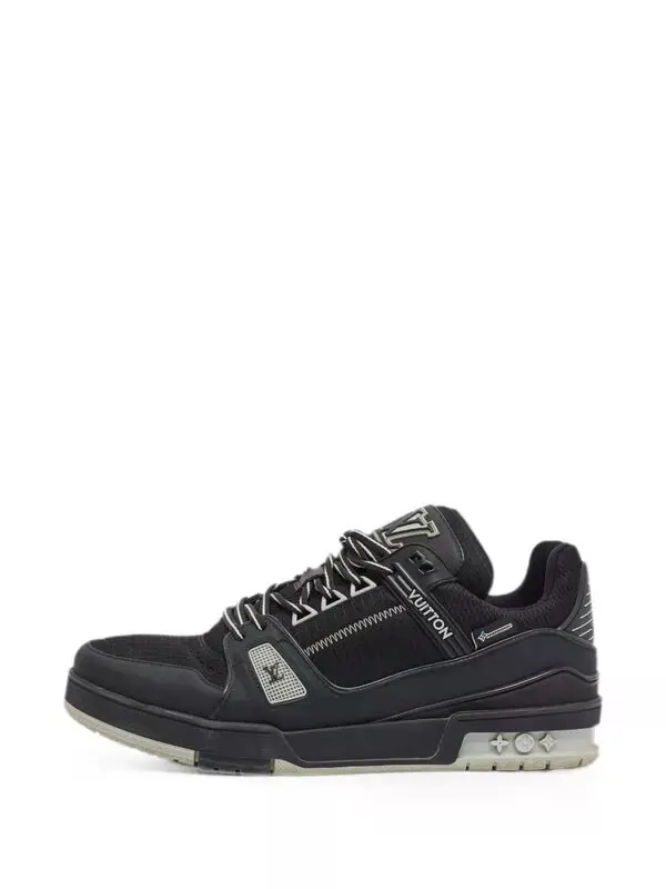 LOUIS VUITTON Trainer Lace-up Sneakers - Black