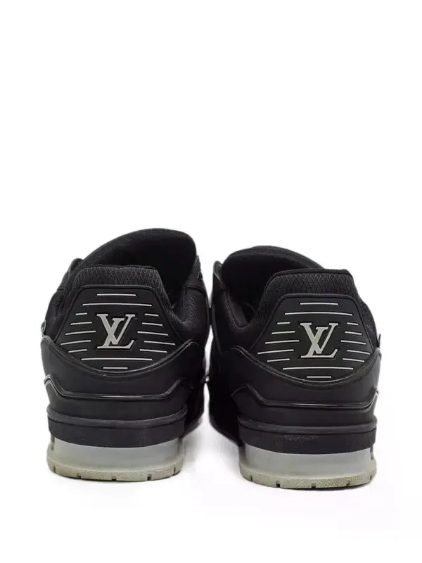 LOUIS VUITTON Trainer Lace-up Sneakers - Black