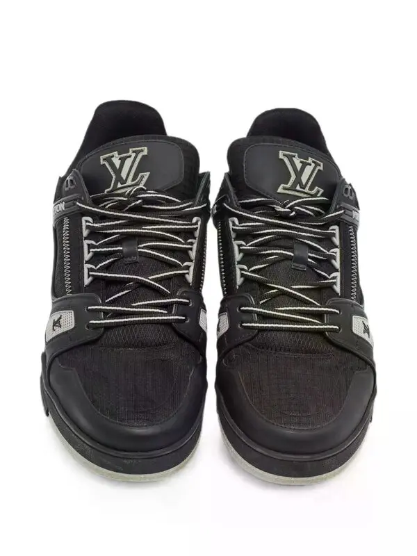 LOUIS VUITTON Trainer Lace-up Sneakers - Black