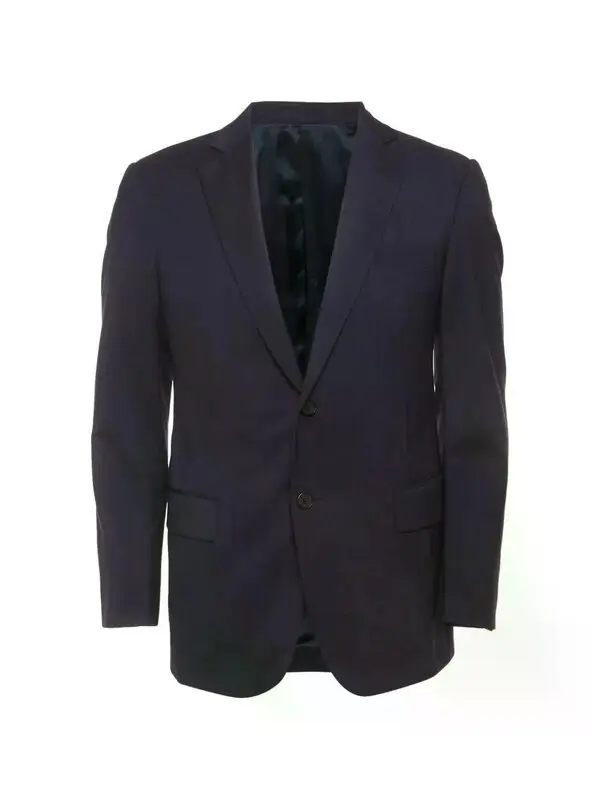 LANVIN Windowpane Single-breasted Blazer