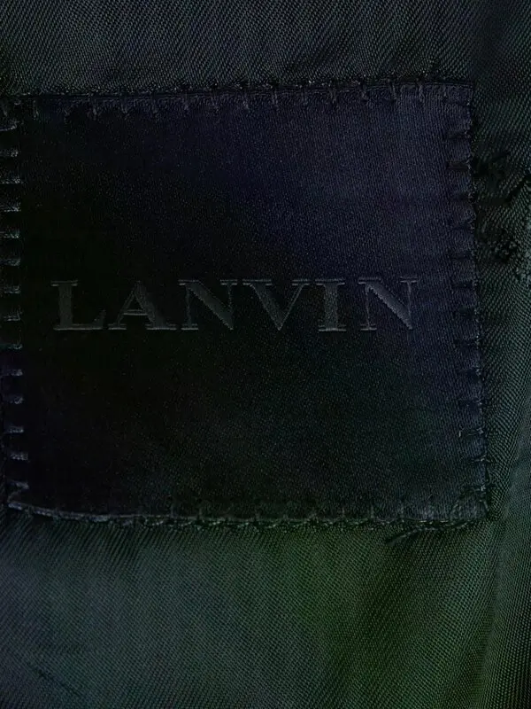 LANVIN Windowpane Single-breasted Blazer