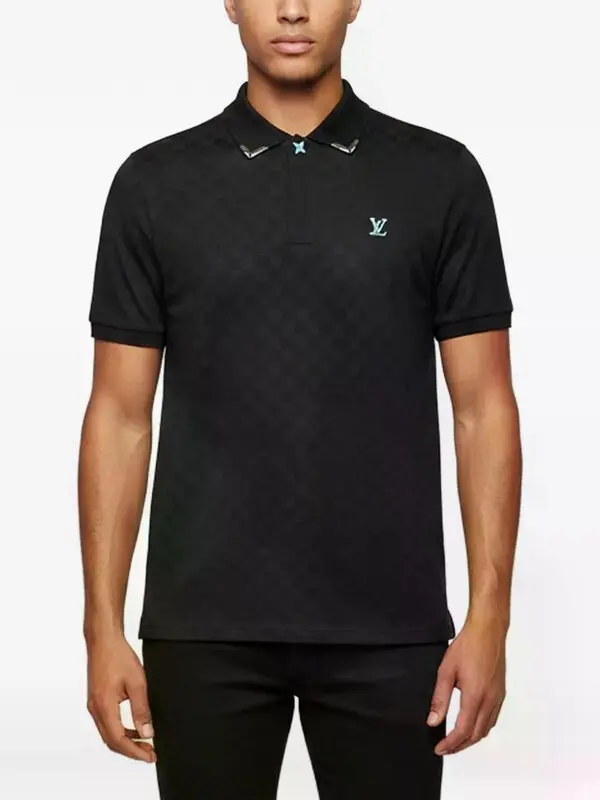 LOUIS VUITTON Damier Jacquard Polo Shirt