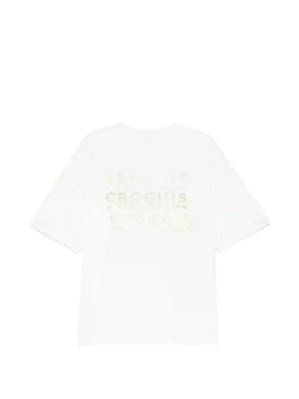 CROQUIS Graphic-print Tee - White
