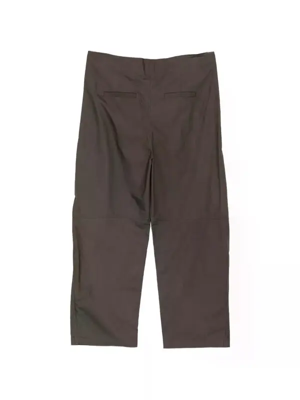 LESS Cotton Barrel-leg Pants