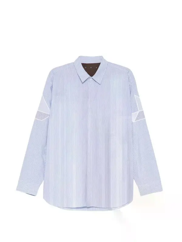 CROQUIS Sailboat-appliqué Striped Shirt