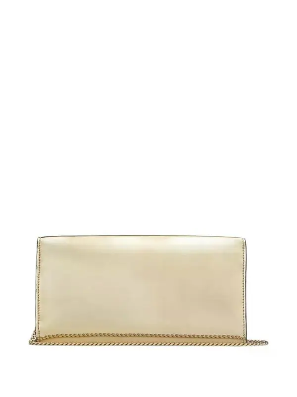JIMMY CHOO Emmie Clutch Bag With -tone Hardware - Gold
