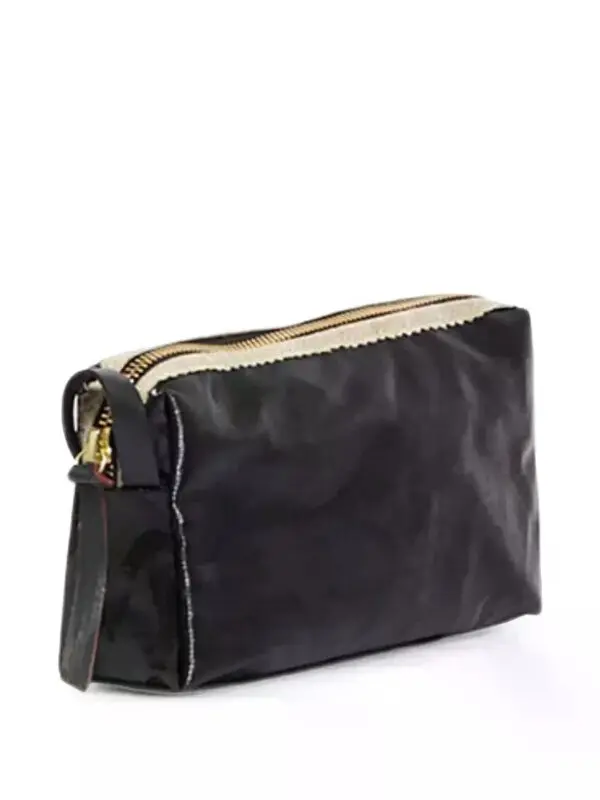 JACK GOMME Linen Zip-top Toilet Bag