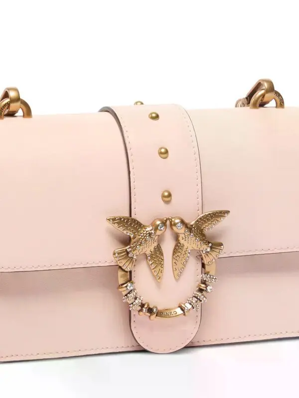Pinko Love Birds Crystal-embellished Shoulder Bag