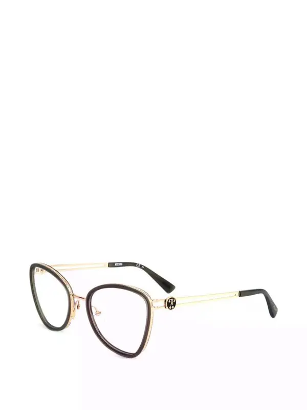 Moschino Logo-plaque Cat-eye Glasses