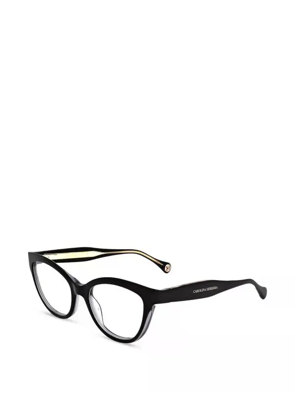 Carolina Herrera Cat Eye Frame Eyeglasses - Black