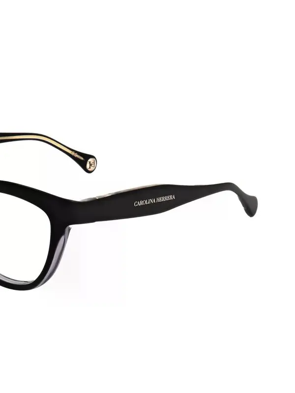 Carolina Herrera Cat Eye Frame Eyeglasses - Black