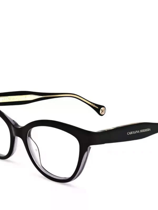 Carolina Herrera Cat Eye Frame Eyeglasses - Black