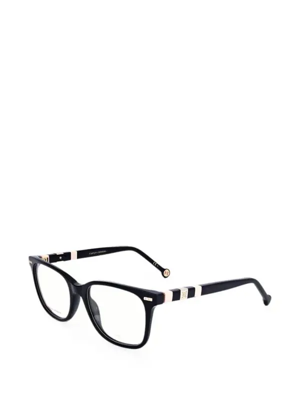 Carolina Herrera Logo-plaque Rectangle-frame Glasses