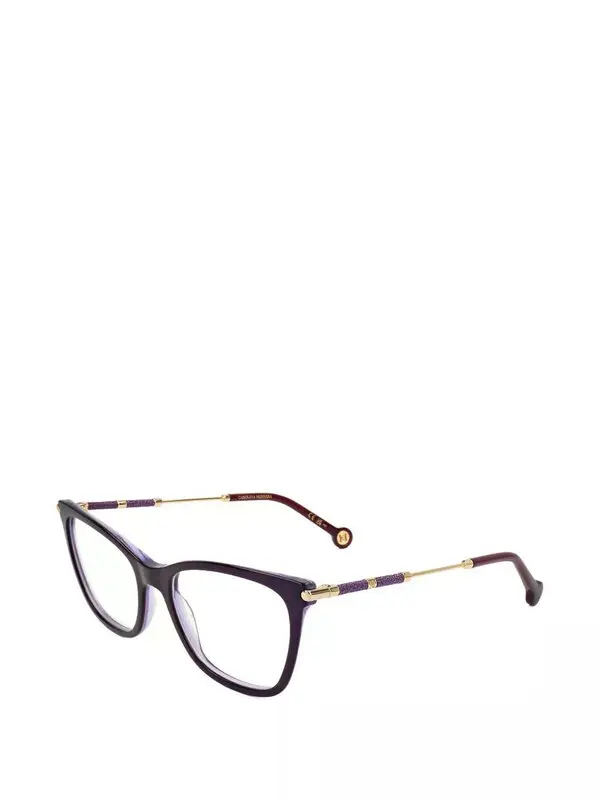Carolina Herrera Glitter-embellished Cat-eye Glasses