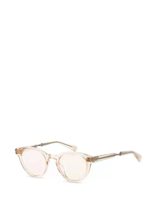 Garrett Leight Audrey Round Frame Sunglasses