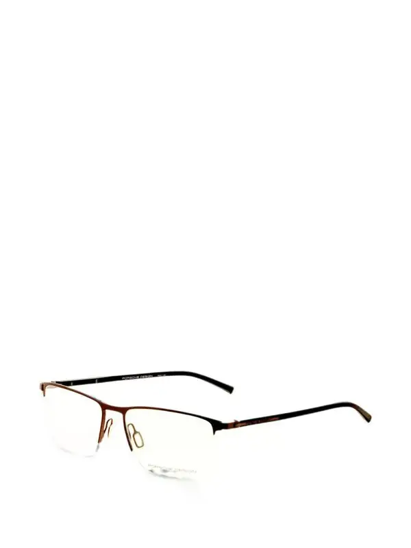 Porsche Design Semi-rimless Rectangle-frame Glasses