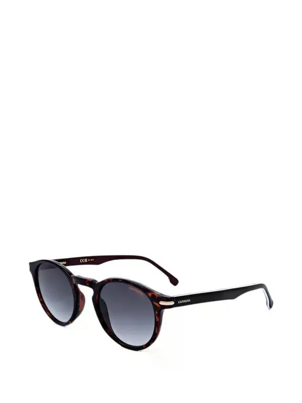 Carrera Eyewear Tortoiseshell-effect Round-frame Sunglasses